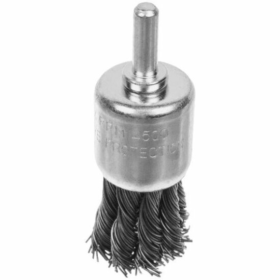 Щетка-крацовка Ремоколор кистевая, со шпилькой, витая стальная проволока, 25мм, 45-2-503