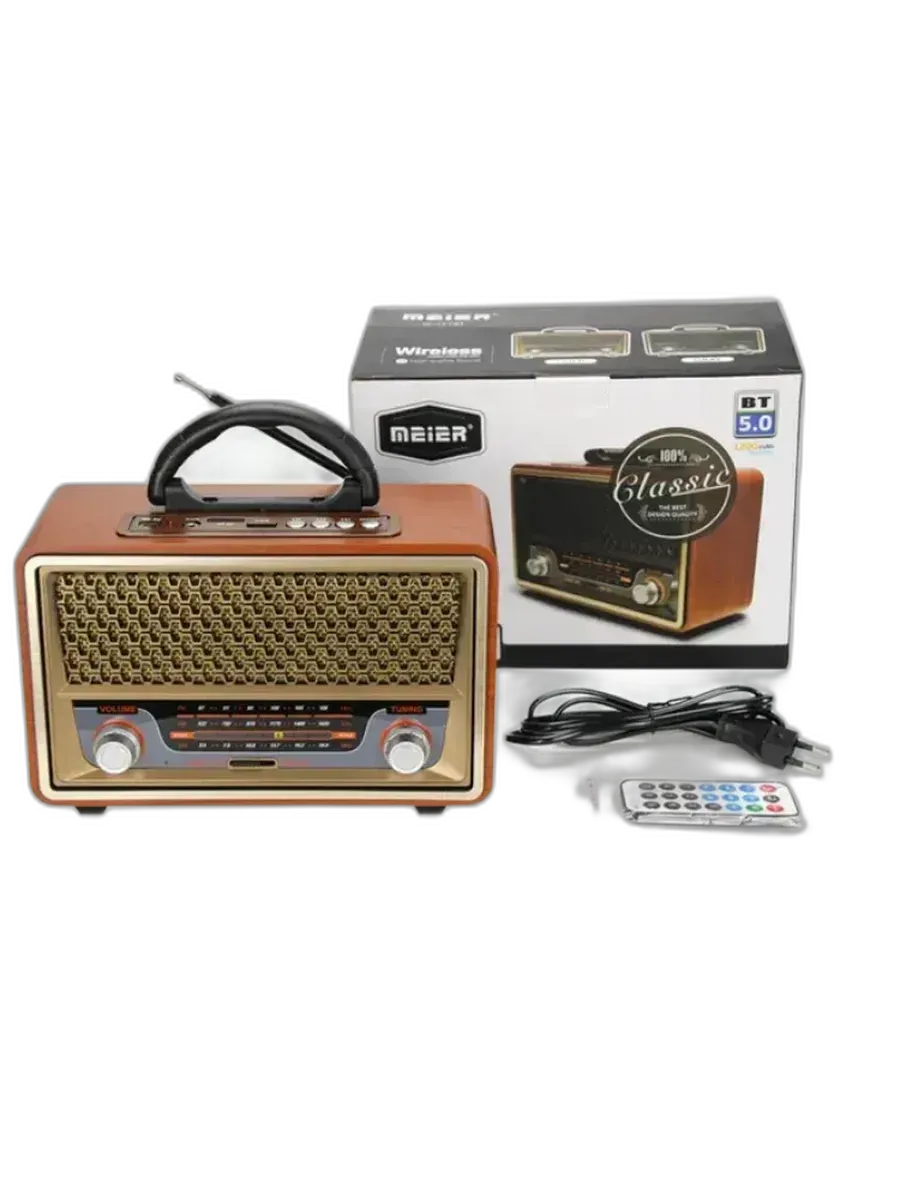 Ретро радиоприемник в классическом стиле