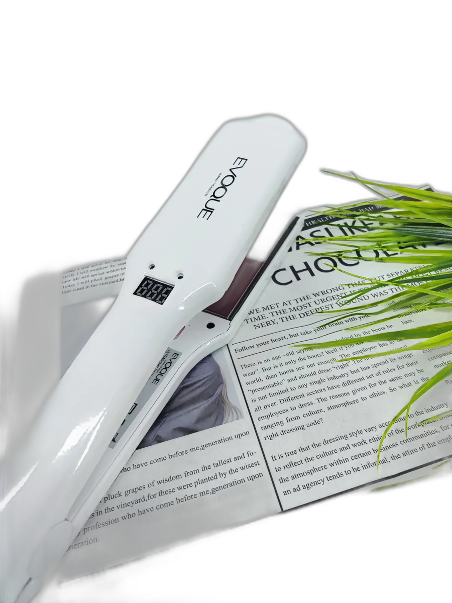 Инфракрасный и ультразвуковой утюжок для волос, цвет White