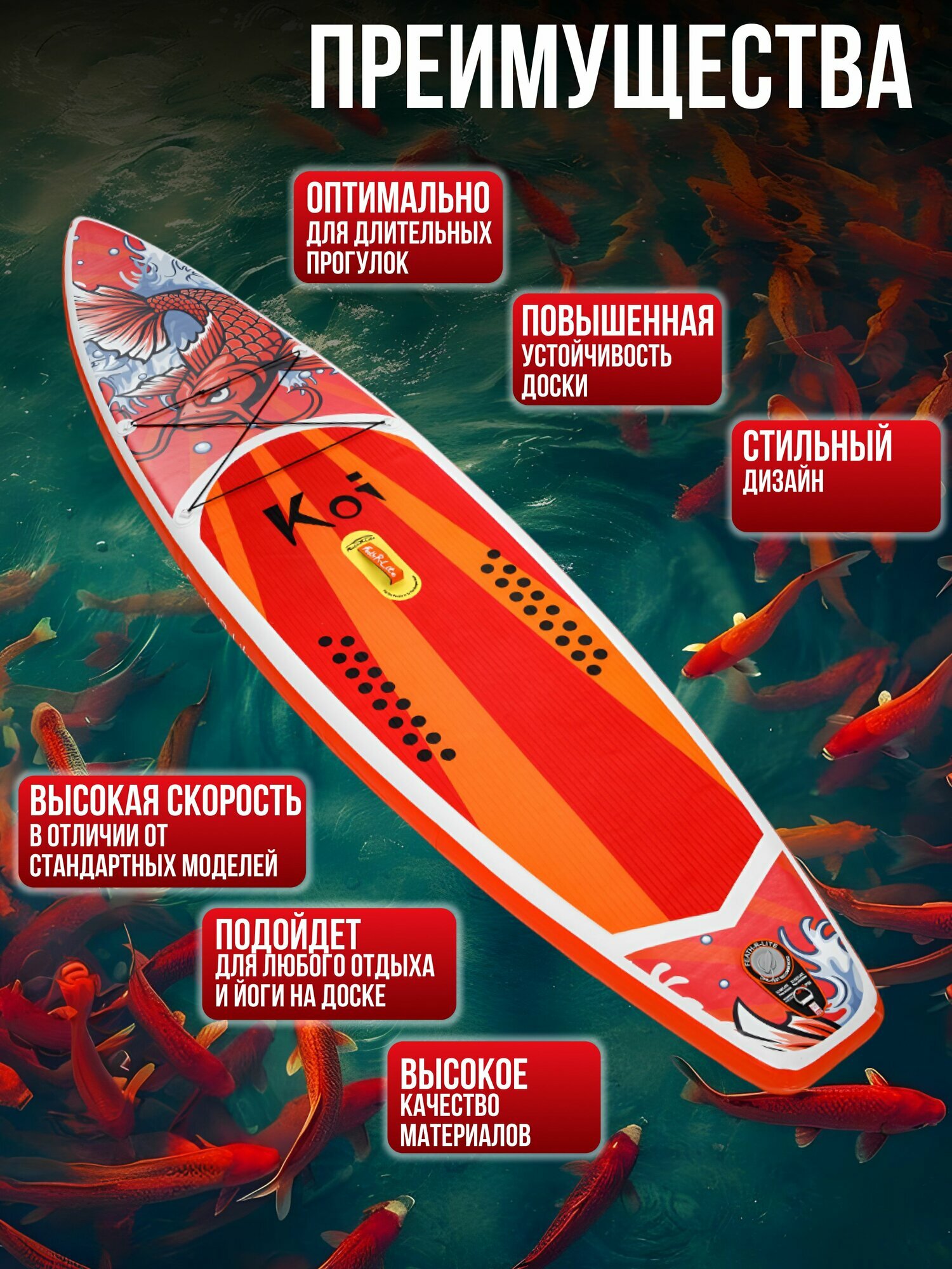 SUP-доска KOI 84 см — фото 1