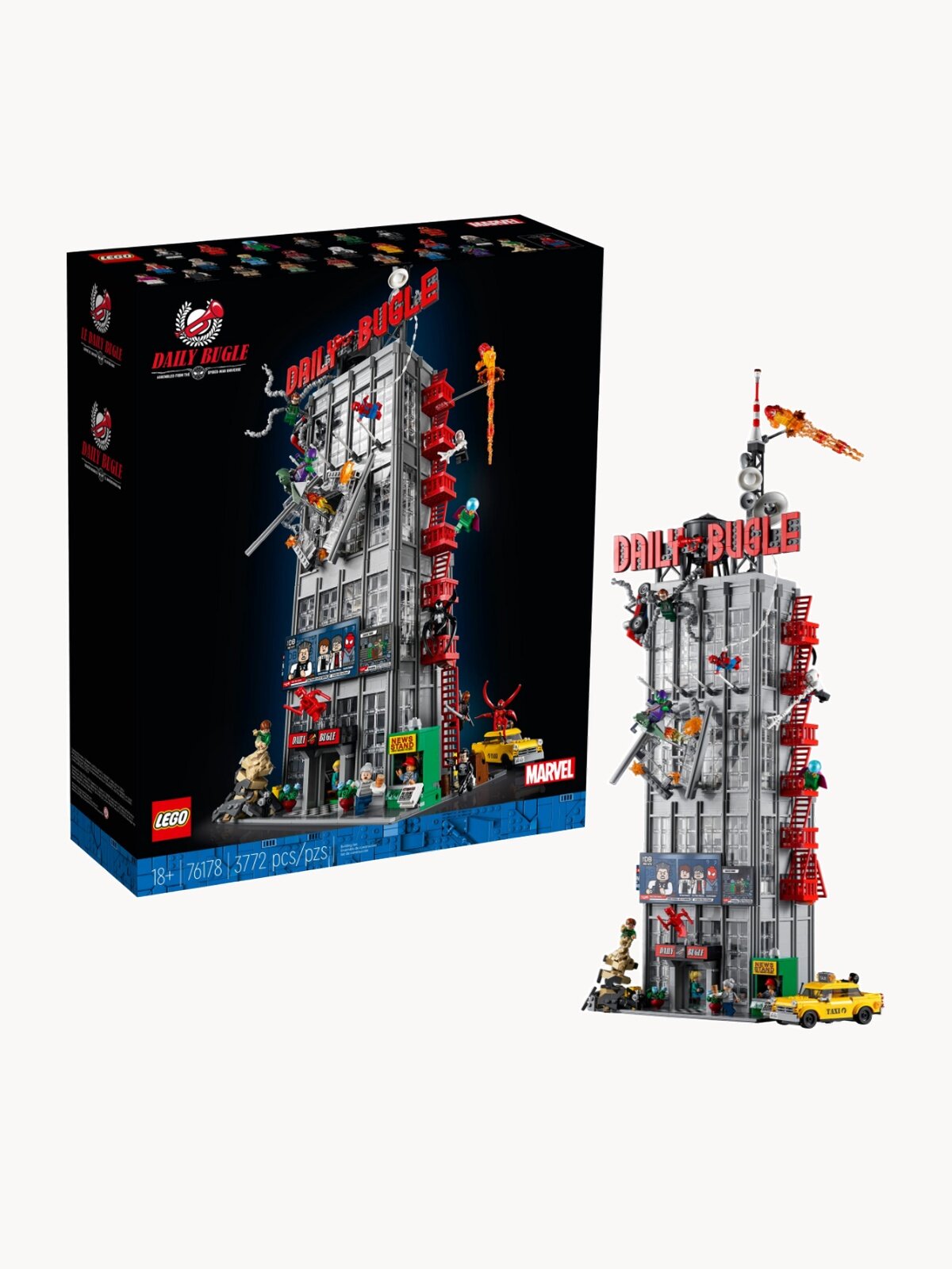 Конструктор LEGO Marvel Super Heroes 76178 Редакция «Дейли Бьюгл», 3772 дет.