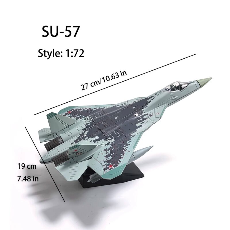 Модель самолета Су-25 А-10 Yikesong 1:72 SU-57