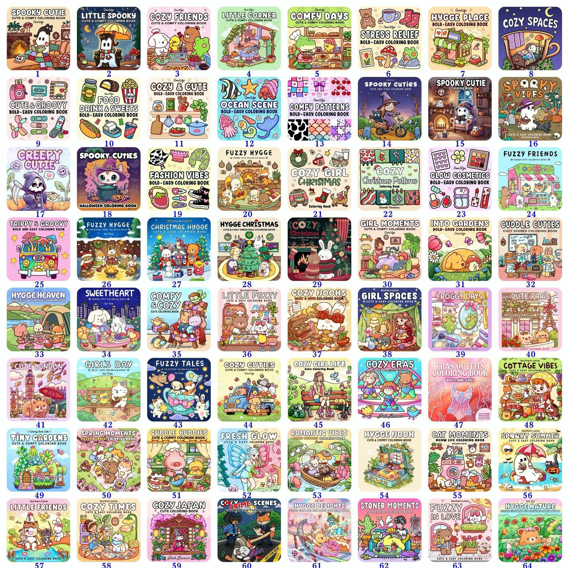 Раскраска антистресс для взрослых и подростков Coco Wyo -Случайная выдача 1