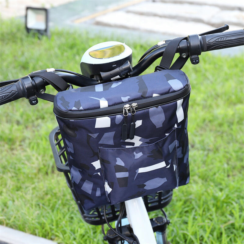 Передняя сумка для электровелосипеда, универсальные аксессуары для электровелосипедов, большая вместимость, сумка для хранения, органайзер для зарядного устройства, сумка для телефона