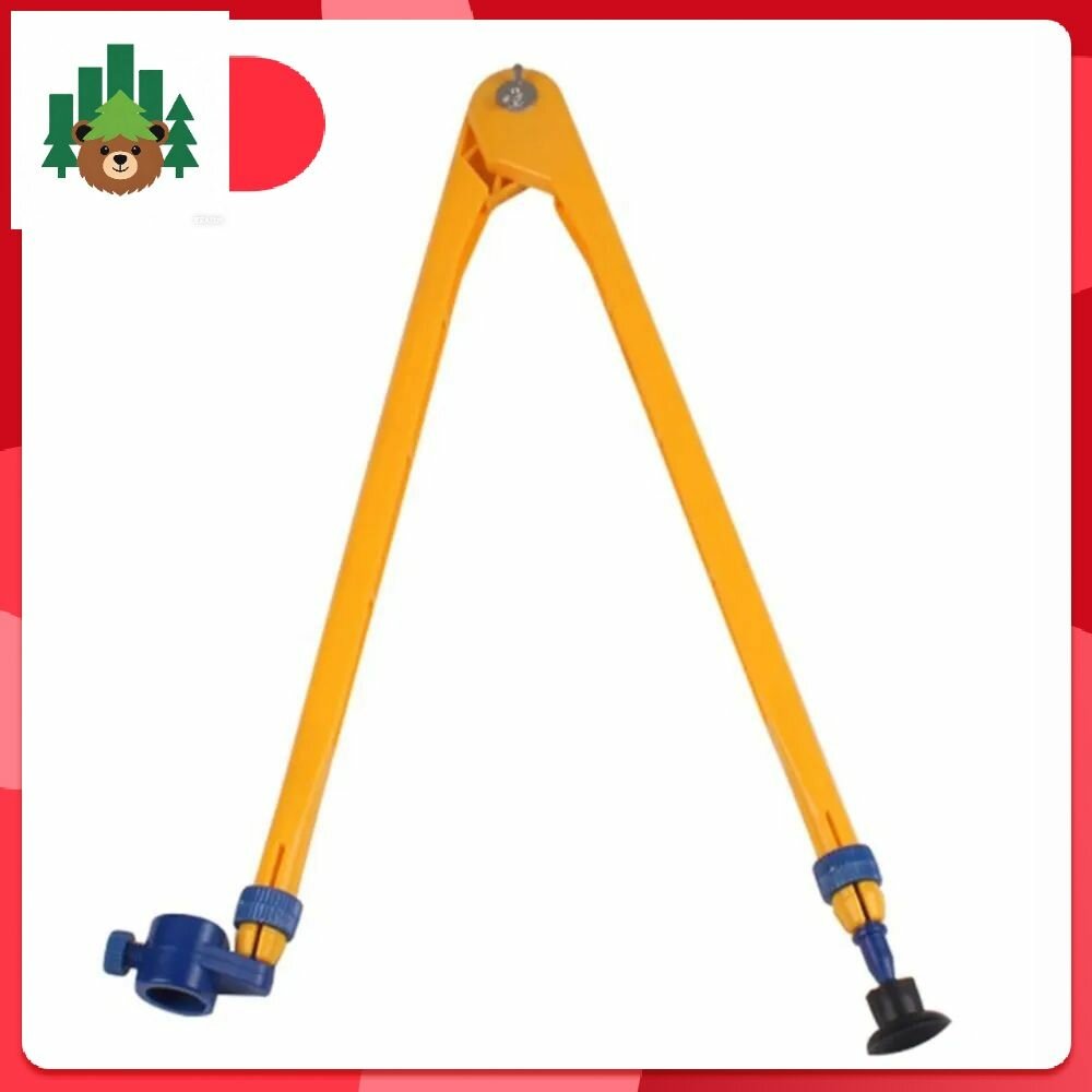 Большой демонстрационный циркуль для школы, многофункциональный инструмент учителя для геометрии, черчения кругов на доске