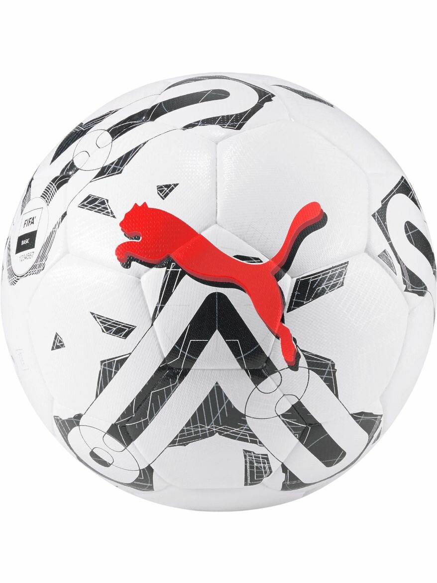 Мяч Puma Orbita 4 HYB FIFA Basic белый; черный; красный 100% полиуретан Футбол