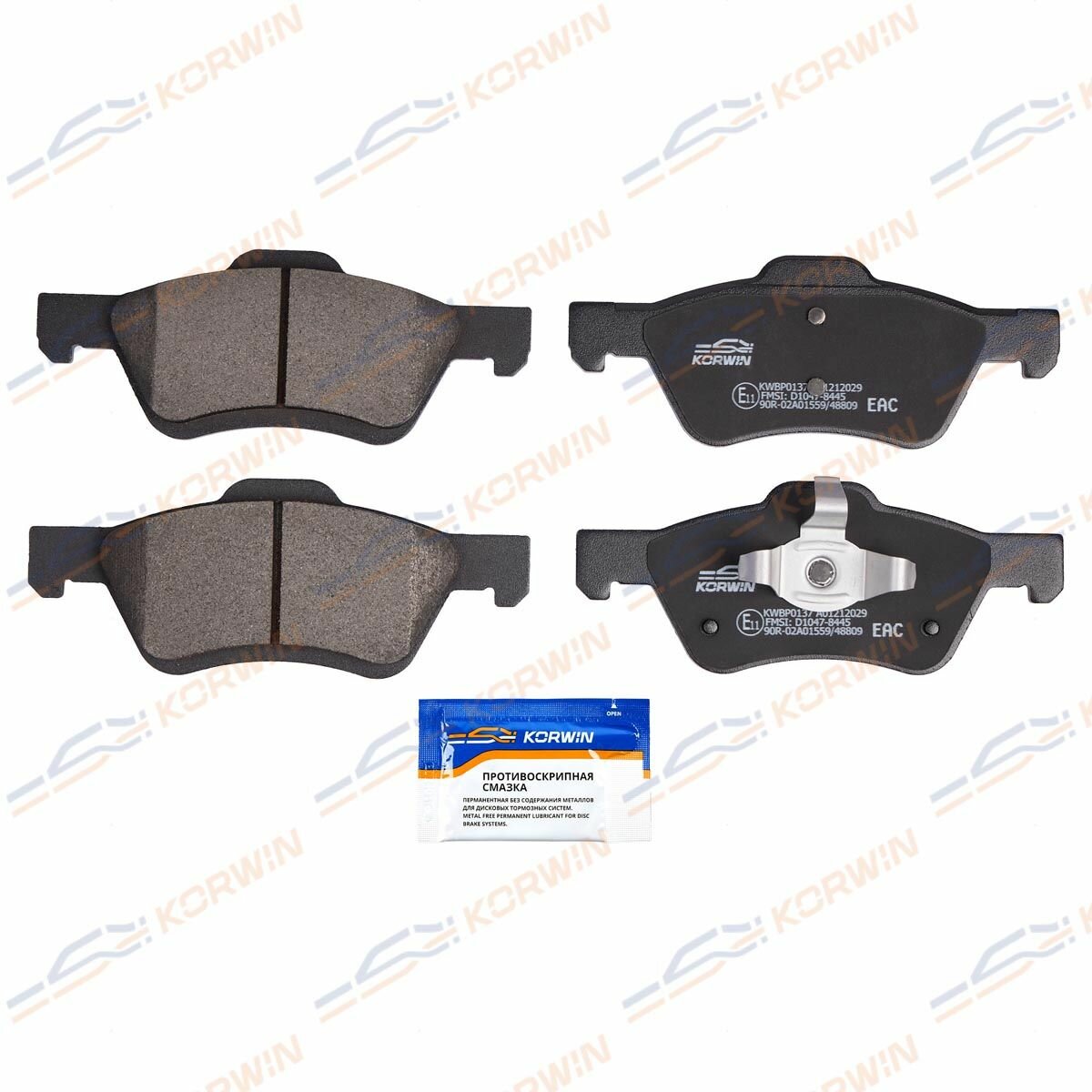 Колодки тормозные перед. Ford Maverick 01-/Escape 07-12/Mazda Tribute (EP) 00-08