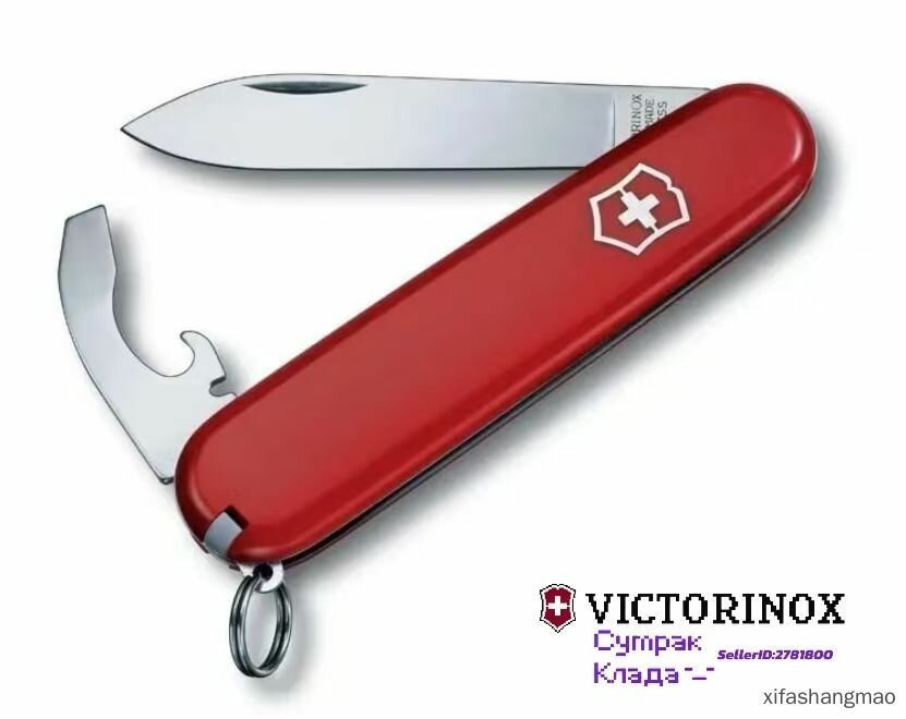 VICTORINOX Bantam 0.2303 84mm 8 функций Комбинированный инструмент Красный классический