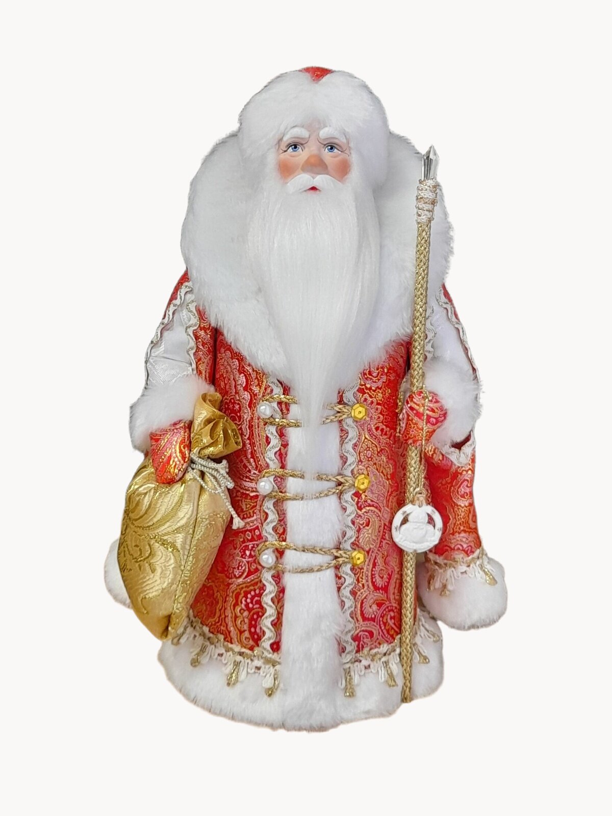 Дед Мороз НашМороЗ "Великий Устюг", фарфор, высота 33см, упаковка с подвеской в подарок
