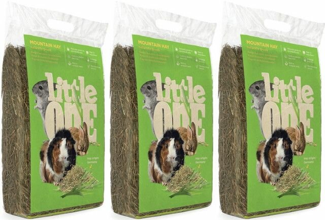 Little one Сено горное непрессованное, 400 г, 3 уп