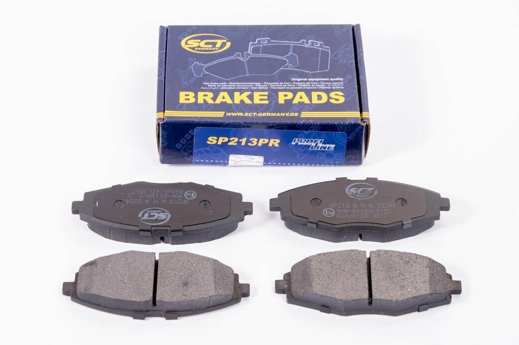 Колодки тормозные передние для Daewoo Matiz, Lanos комплект 4 шт. арт SP213