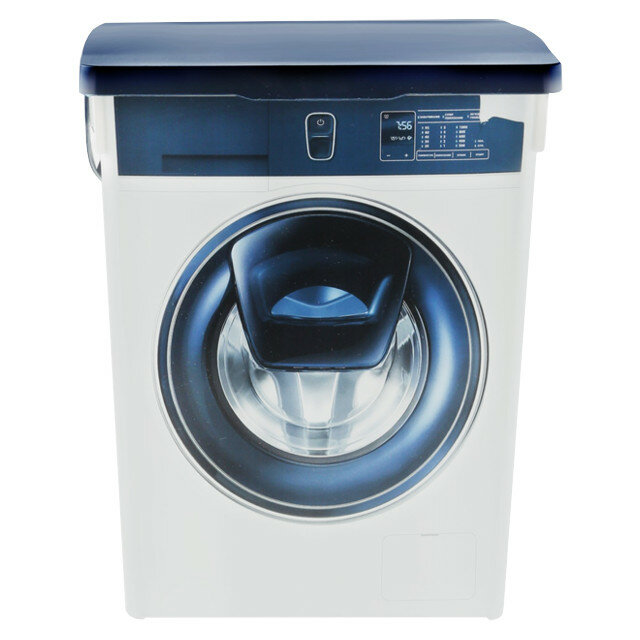 Контейнер для стирального порошка 8,5 л пластиковый с крышкой и ручкой 23x20x27 см