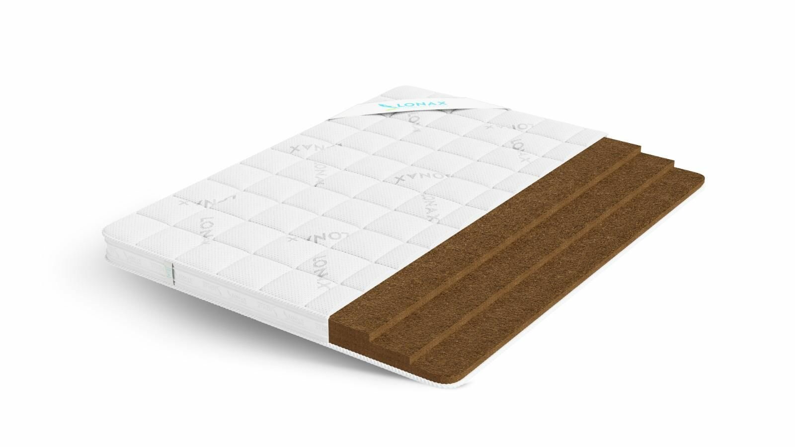 Матрас беспружинный LONAX COCOS 9 120 см 120/200 см Размеры: Высота 100мм Глубина 2000мм Ширина 1200мм