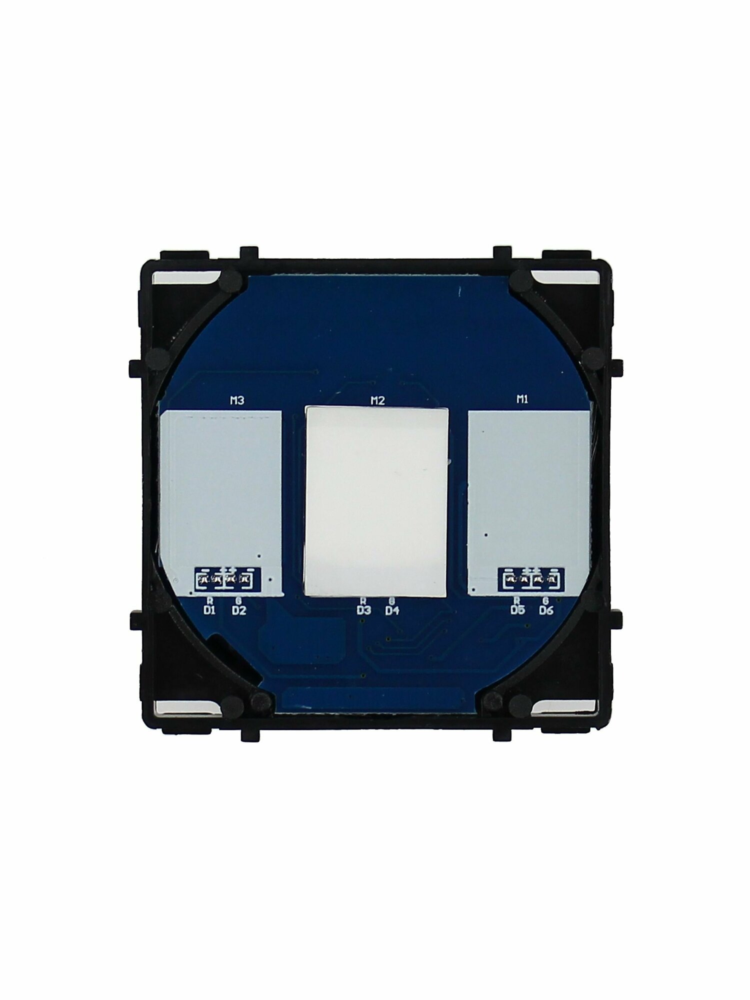 Модуль сенсорного проходной одноклавишного выключателя KLUST Basic с подсветкой 800W