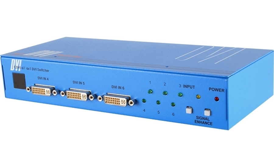 Cypress CDVI-61- Высококачественный коммутатор 6х1 сигналов DVI-D Single Link