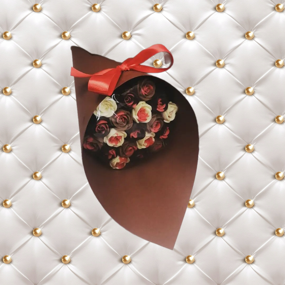 Букет из шоколадных роз Первая Букетная Москва ShokoTrendy, подарочный, 228г