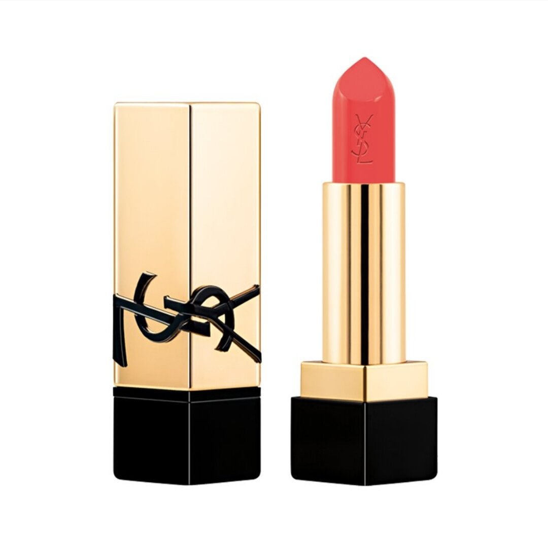 Губная помада YVES SAINT LAURENT Rouge Pur 3.8 г | Сатиновый финиш | легендарная | Тон O7 Transgressive Coral