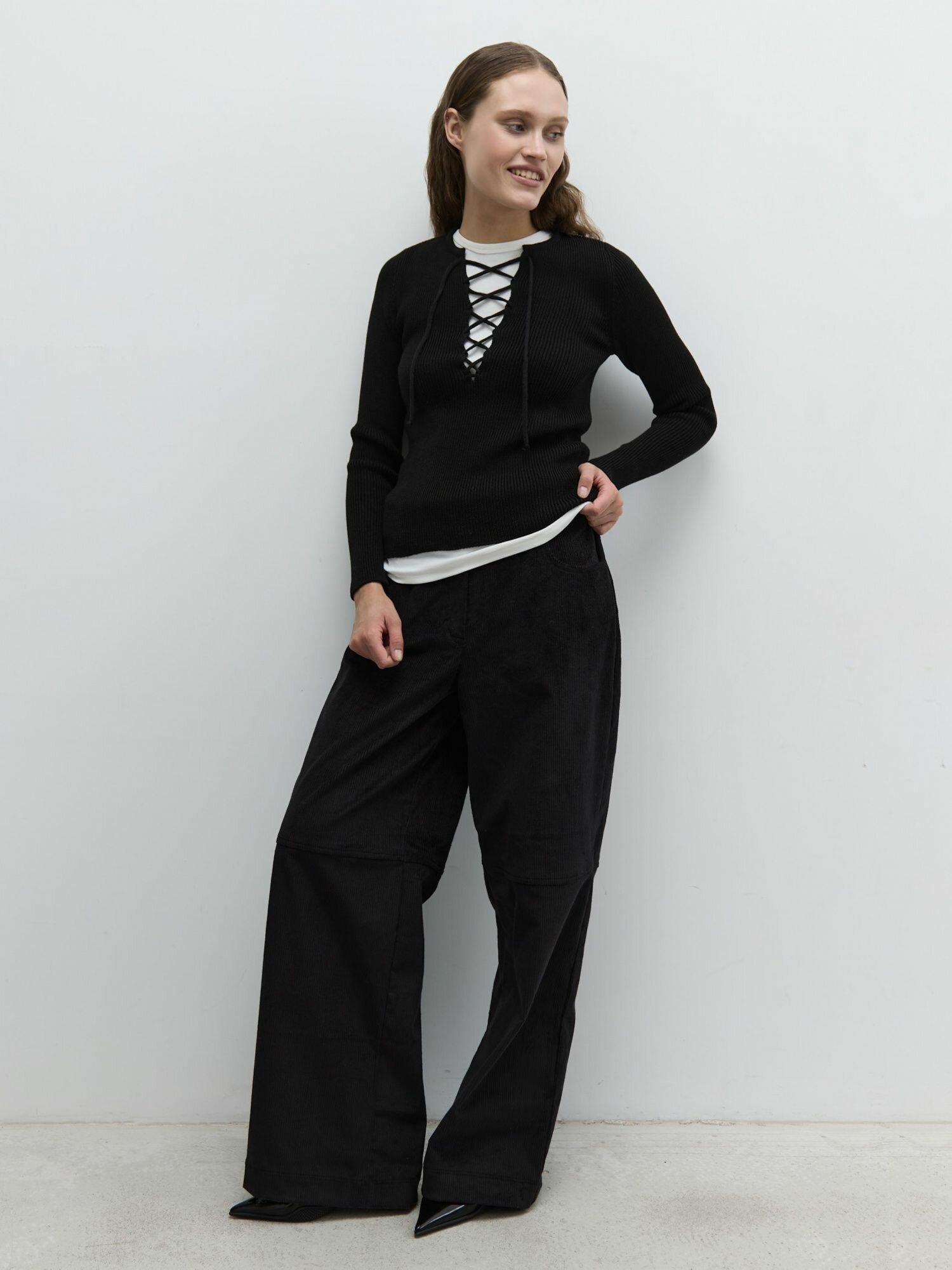 Брюки трубы