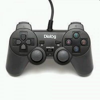 Джойстик Dialog GP-A11 USB вибрация, black