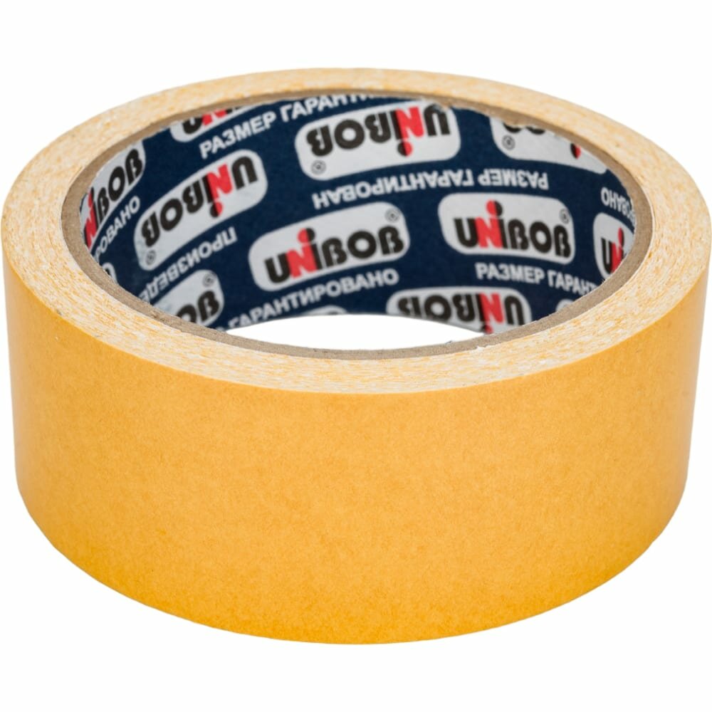 Двусторонняя тканевая клейкая лента UNIBOB 38 мм х 10 м 214987