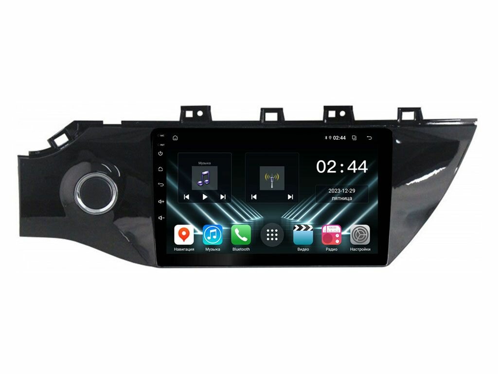 Штатная магнитола Kia Rio 4 2017-2019 (До Рестайлинга) UNISON 09T4 4Gb/64Gb IPS BT Wi-Fi CarPlay (1160-09T4)