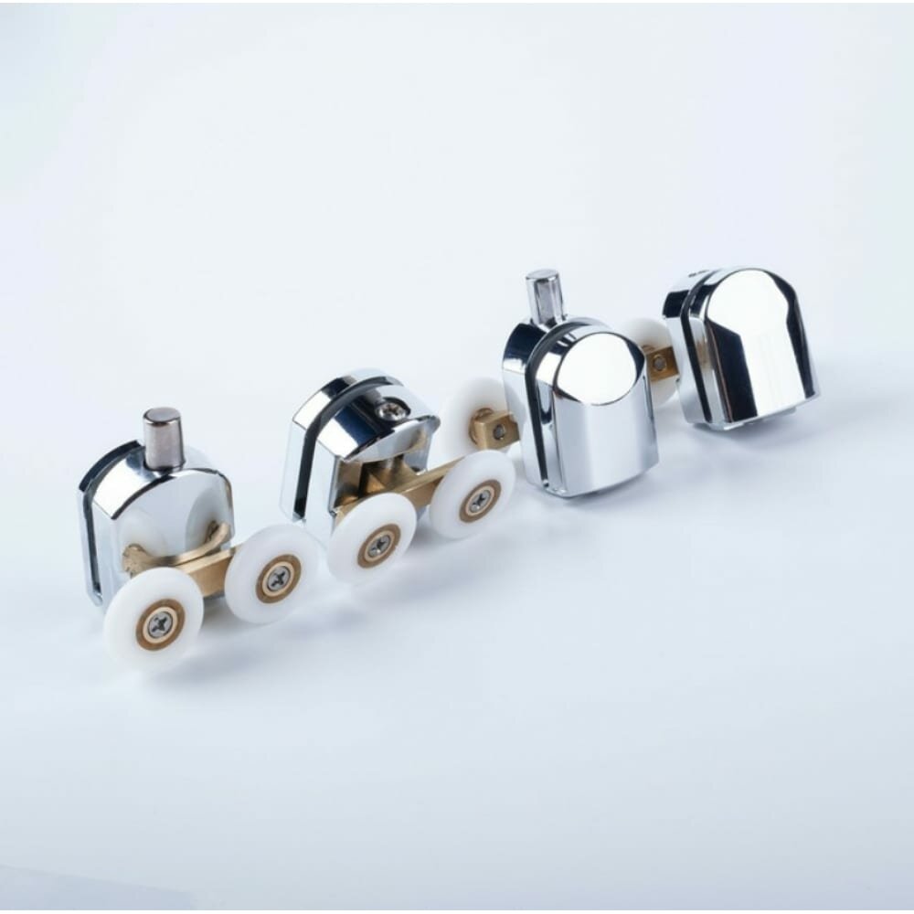 Ролики IDDIS 2 верхних, 2 нижних, двойные, D=23 мм, хром, стекло 5-6 мм 966D23C6DZ