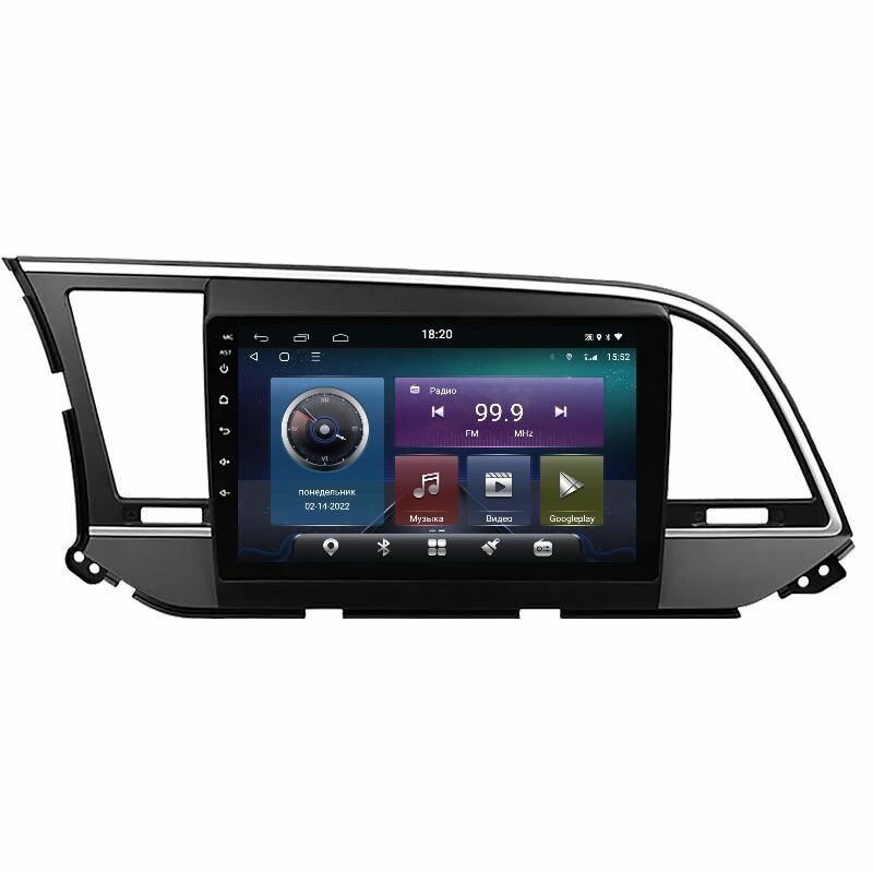 Магнитола CRS-300 Hyundai Elantra 6 (AD) 2016-2020 с Android 14, Процессор 8 ядер, Память 6+128Gb, Carplay, DSP, 4G(Sim)