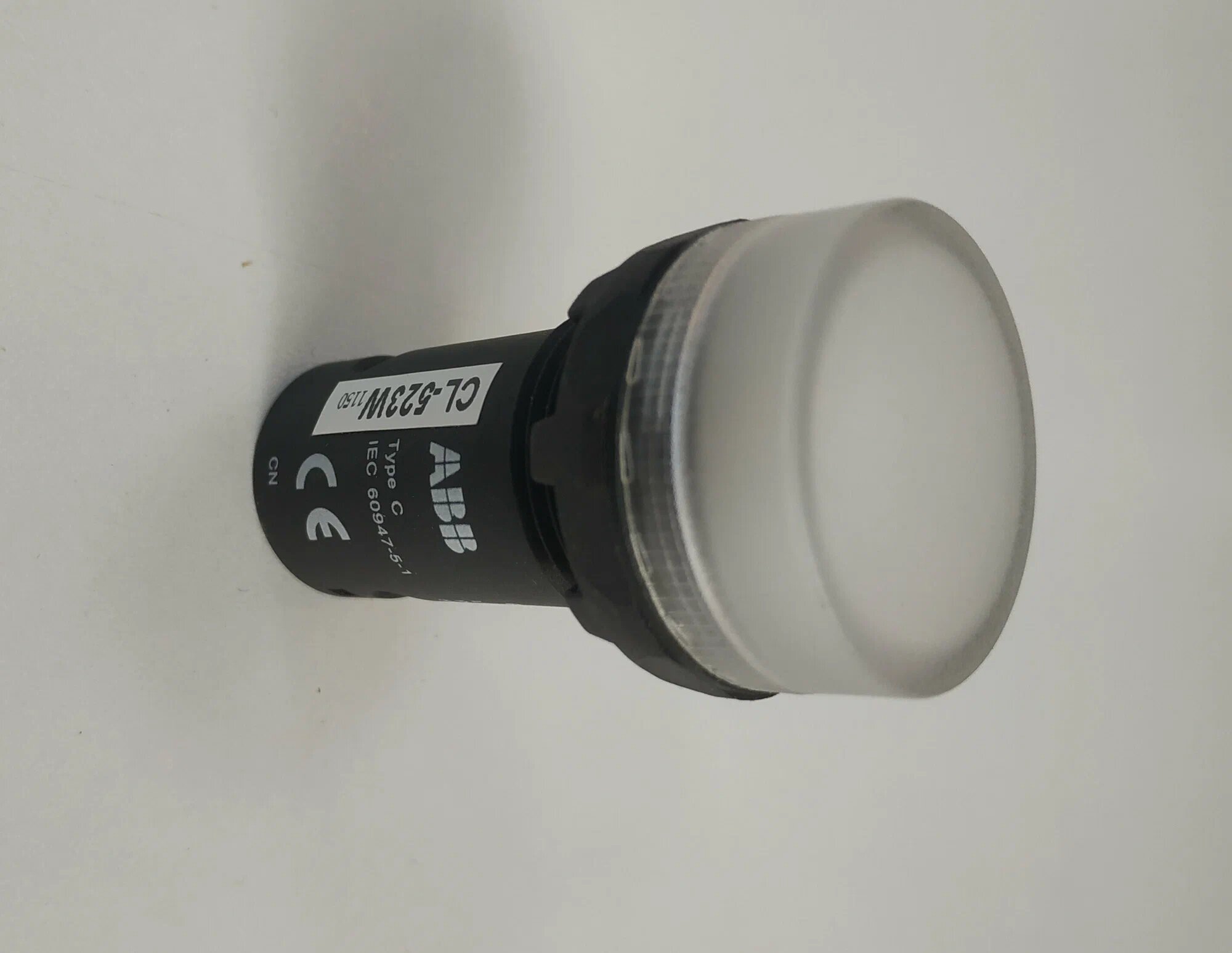 Лампа сигнальная CL-523W белая со встроенным светодиодом 230В AC 1SFA619402R5235 ABB