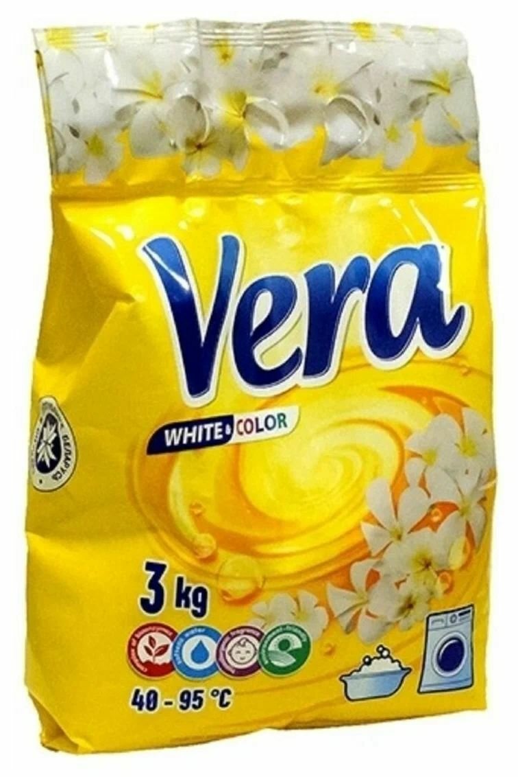 VERA Стиральный порошок, Универсал бесфосфатный 3кг