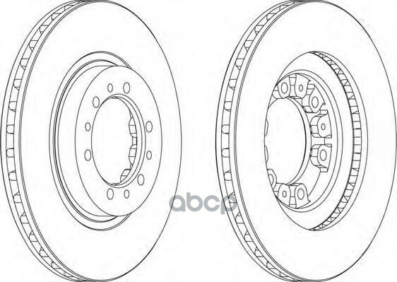 Тормозной диск Ferodo арт. DDF1109