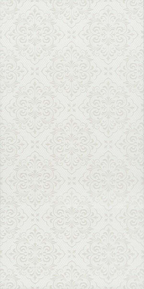 KERAMA MARAZZI Плитка Флориан белый структура обрезной мат 30x60 9 мм арт. 11249R (цена за 1.26 м2)