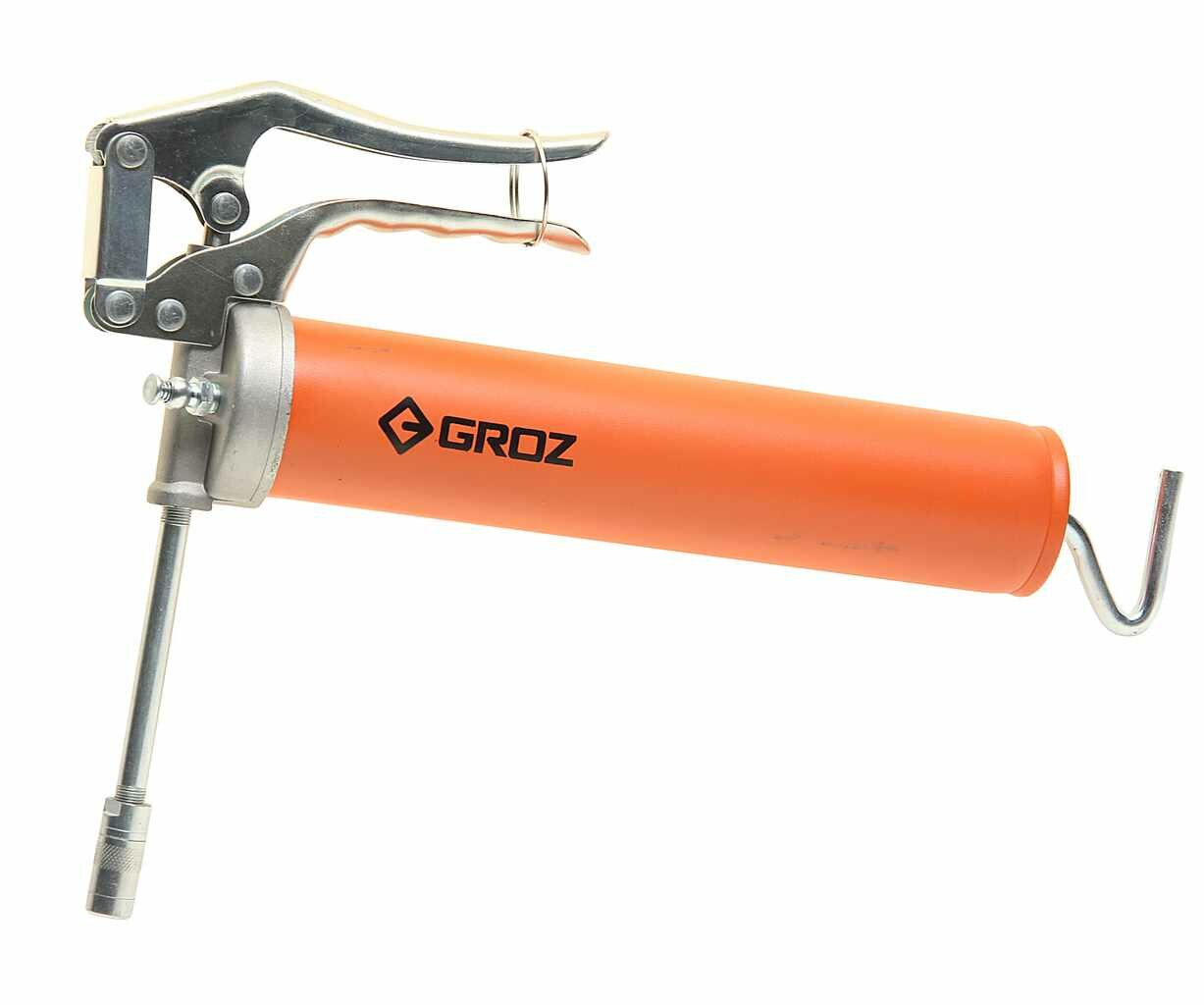 Шприц плунжерный рычажный 500мл 400атм. 0.5г/ход (трубка) пистолетного вида, GR42956, GROZ