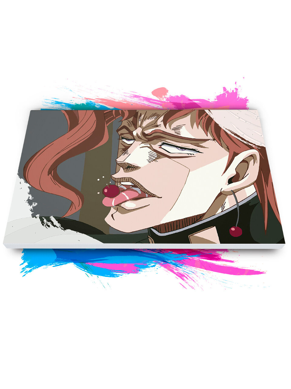 Картина по номерам на холсте Jojos Bizarre Adventure - Невероятные приключения ДжоДжо - Нориаки Какёин, 50 х 80 см