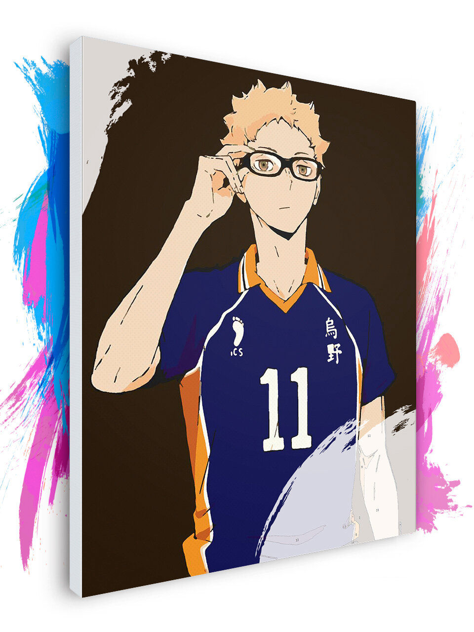 Картина по номерам на холсте Волейбол - Игрок 11, 30 х 40 см