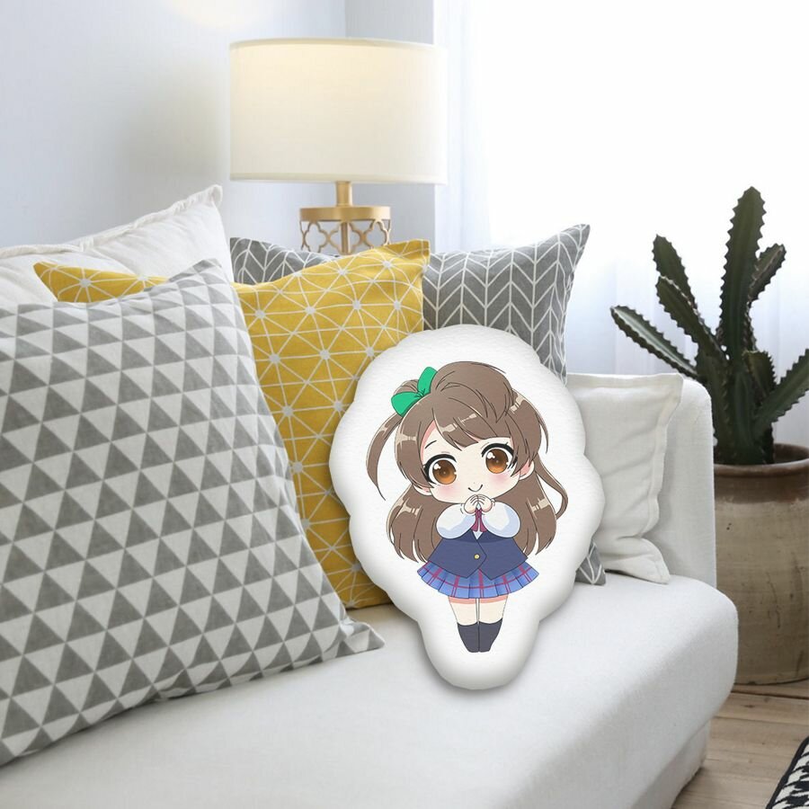 Мягкая фигурная подушка Чиби Love Live! - Котори Минами BCH1014 40см
