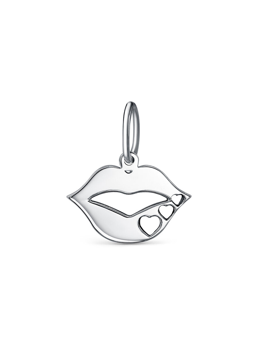 Подвеска, серебро, 925 проба, родирование