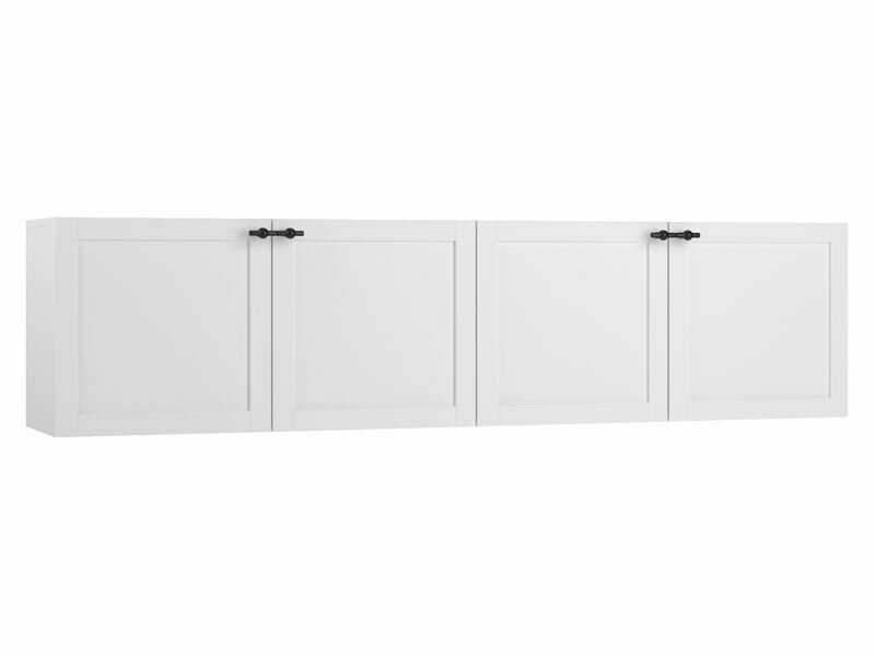 Тумба под ТВ "Берг 3" 150х39х30 Белый / Лотос