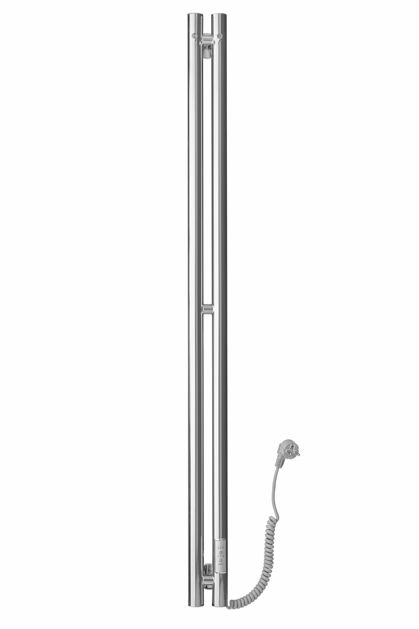 Полотенцесушитель электрический Мини 2 50х1000 с крючками правый