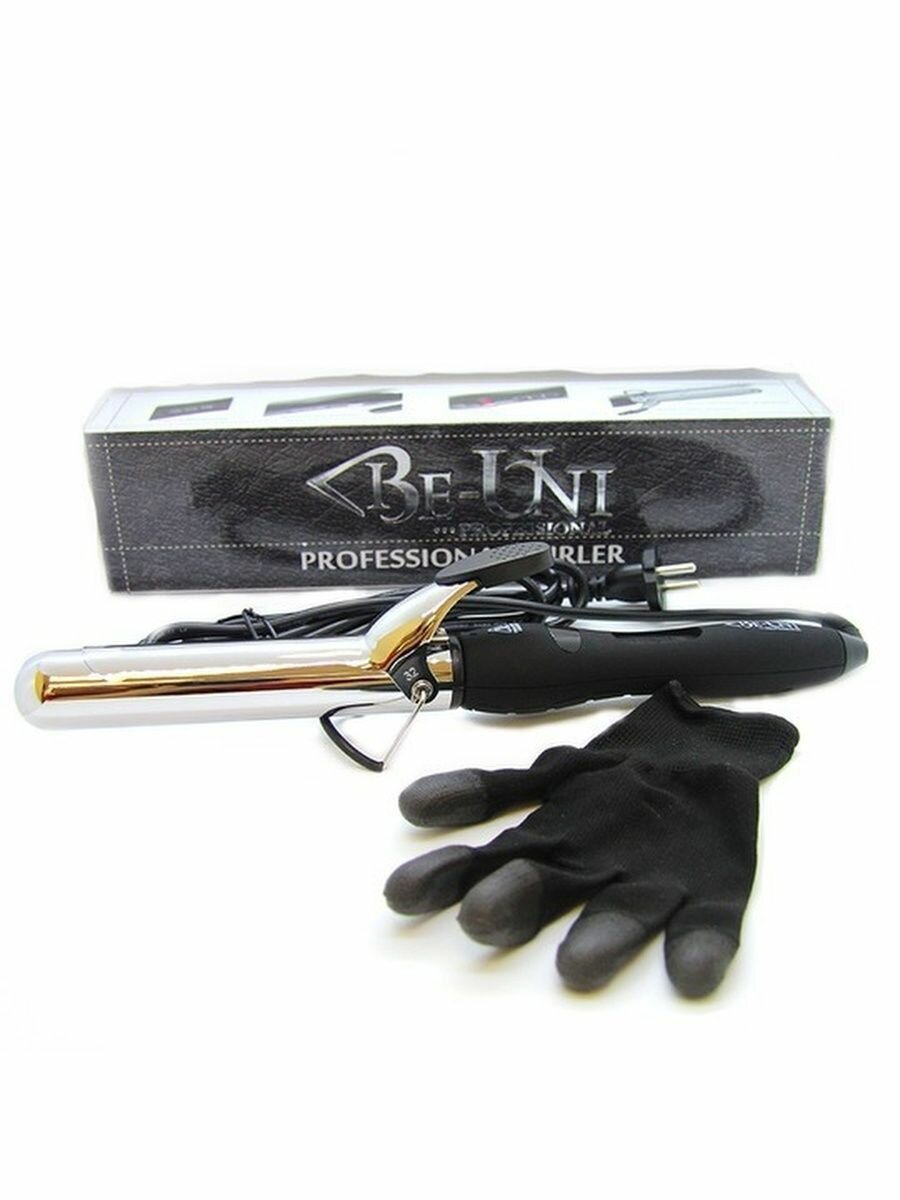 Плойка Be-Uni A732 Titan Curler, зеркальное титановое покрытие