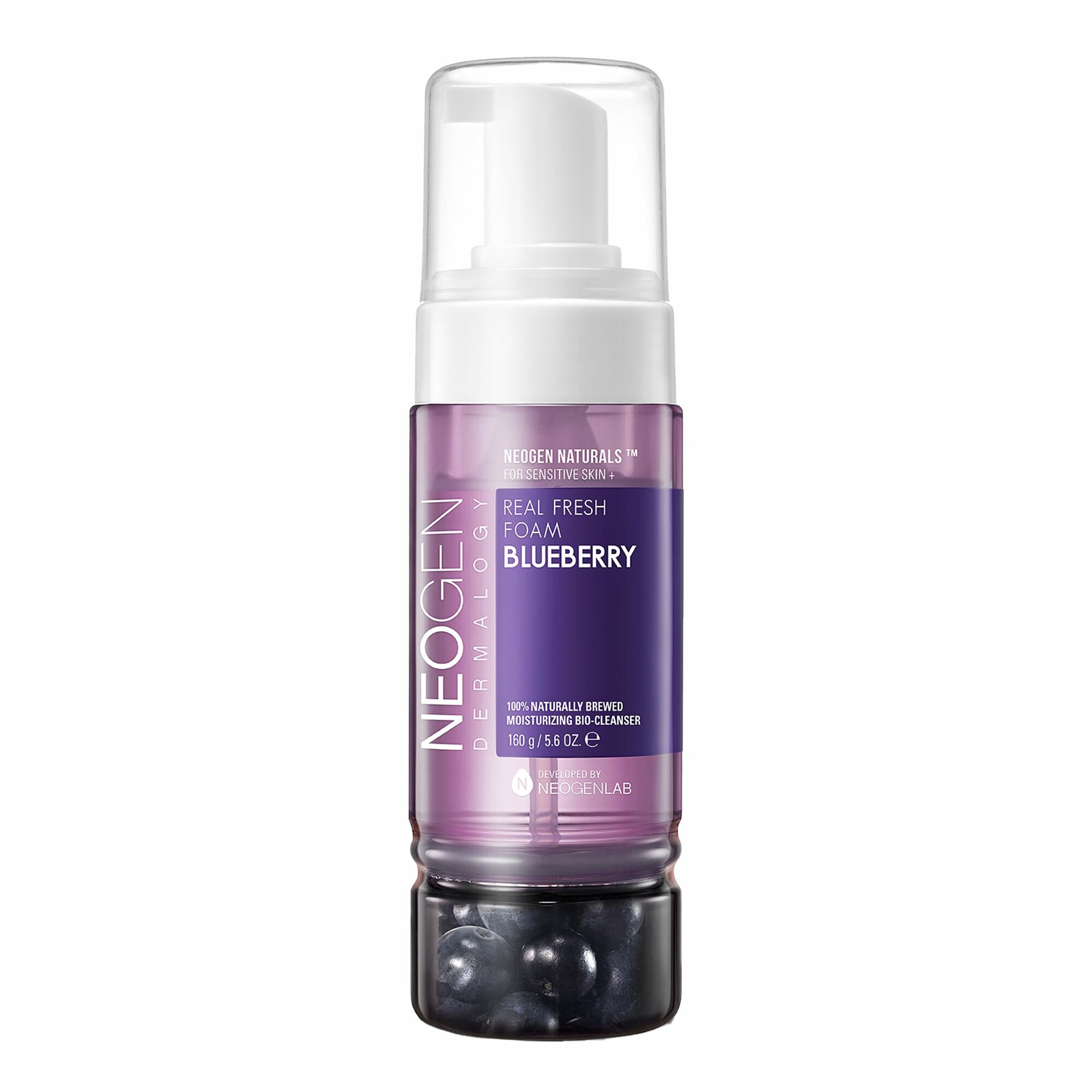 Пенка для умывания Neogen Real Fresh Foam Blueberry для всех типов кожи 160 мл