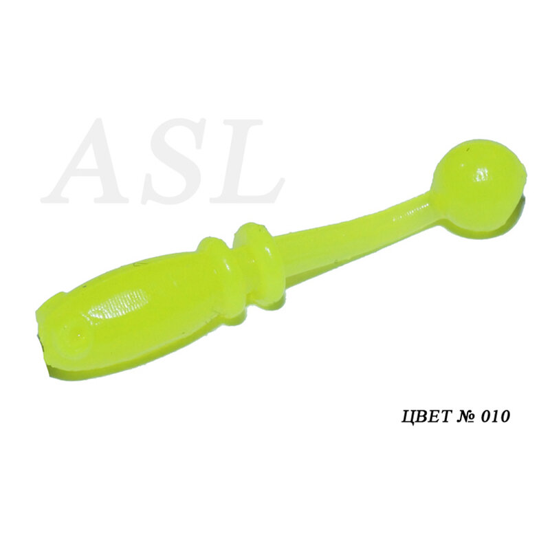 Силиконовая приманка ASL "Байт" цвет №010, L- 3см (1.2"), 15шт/уп