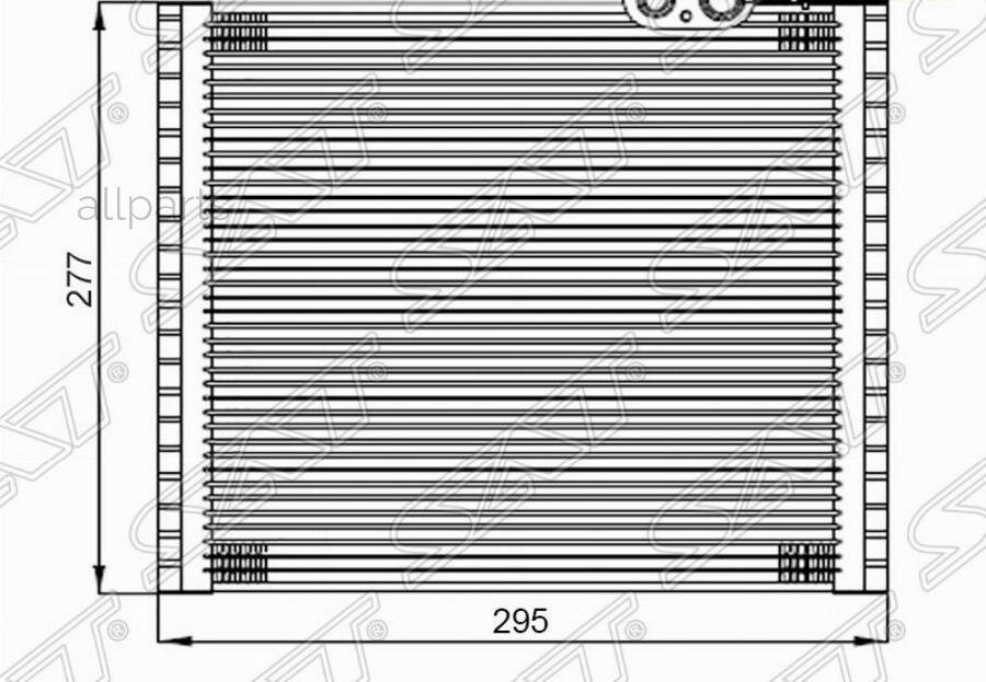 SAT ST-88501-33120 Испаритель кондиционера Lexus RX 08-15 / Toyota Camry 06-21