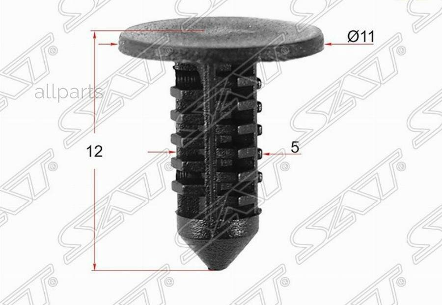 SAT ST-M10740 Клипса (обшивки FORD (Продажа по 10шт))