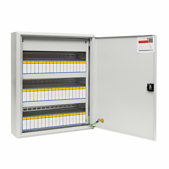 Щит распределительный EKF ЩРН-54, IP31, пластиковый, с замком, 480х400х120 мм