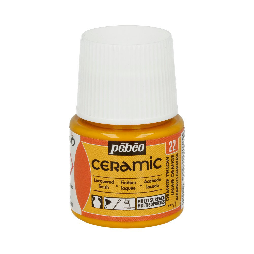 "PEBEO" Краска по керамике и металлу Ceramic 45 мл 025-022 желто-оранжевый