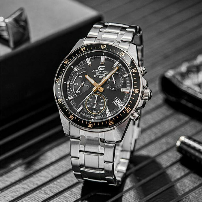 Наручные часы CASIO Edifice, серебряный — фото 1