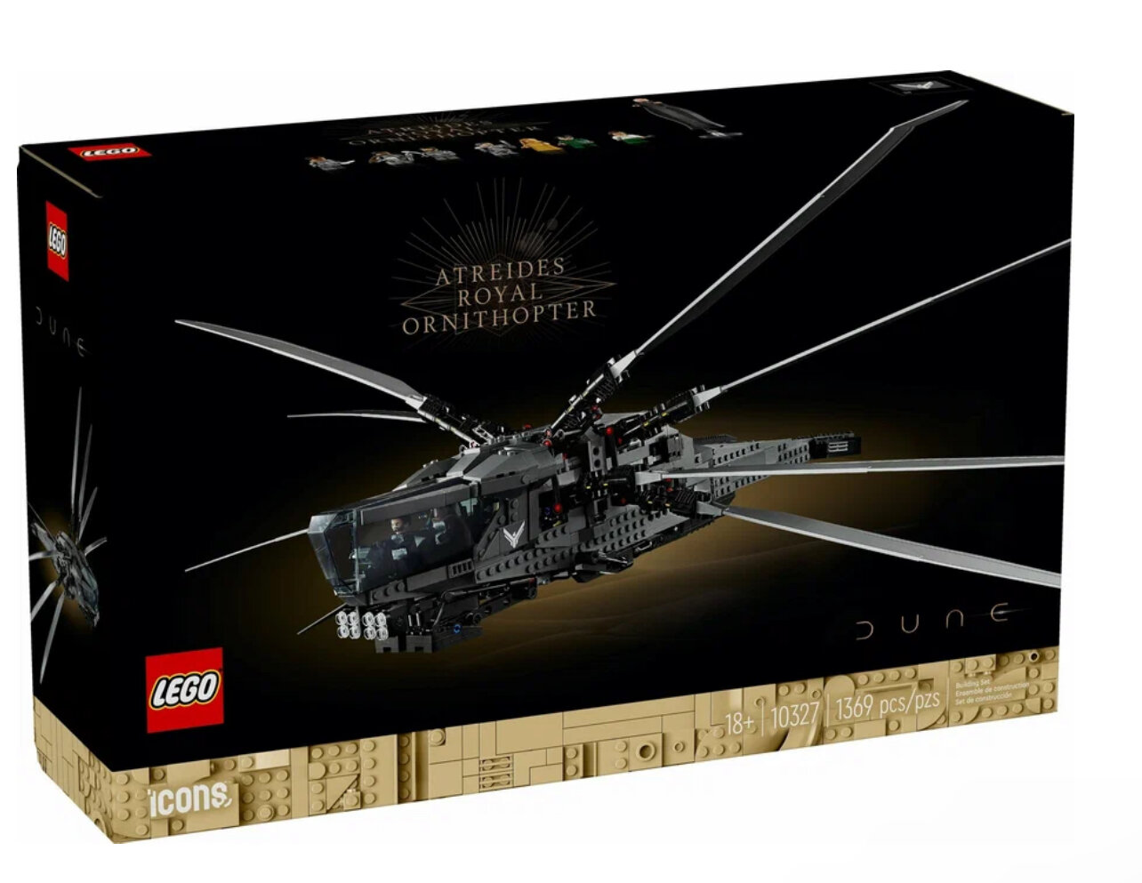 Конструктор LEGO Icons 10327 Дюна: Королевский орнитоптер Атрейдесов, 1369 дет.