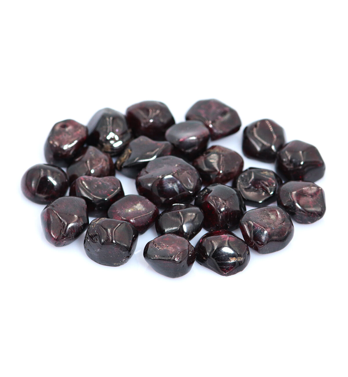 Набор натуральных камней "Гранат", галтовка 1-1,5 см, 50 г