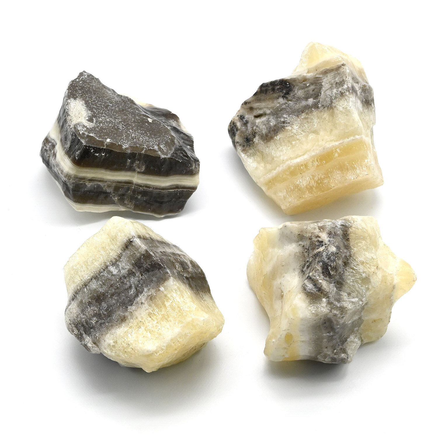 Минерал кальцит "Зебра" 53*43*26мм, 70-79г (B) .