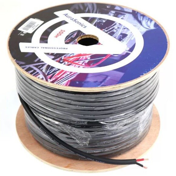 Кабель акустический с катушки двухжильный AuraSonics SC240, 1 м